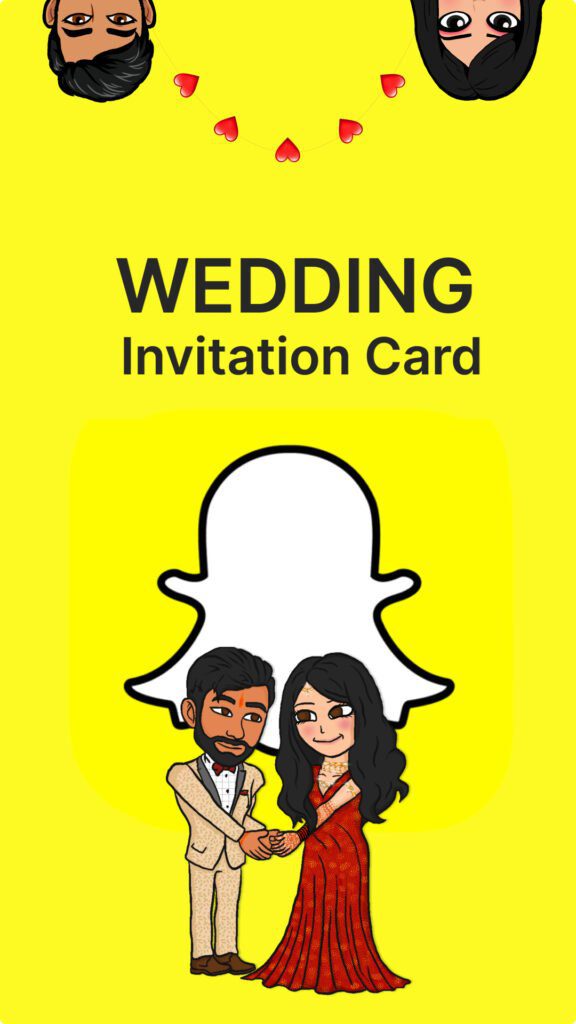 Create Snapchat Wedding Invitation Templates - Smart E-Invites